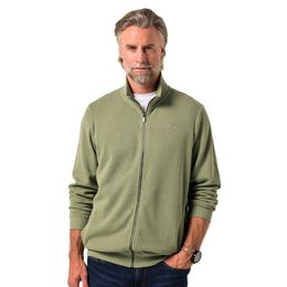Boston Park Sweatjacke in salbeigr&uuml;n | Gr.: 52/54