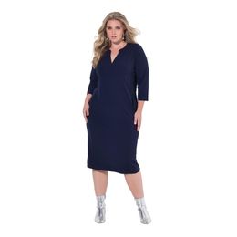 Ulla Popken Kleid in marine | Gr.: 42-44
