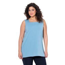 Ulla Popken Longshirt in helles petrol | Gr.: 46-48