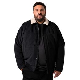 Men Plus &Uuml;bergangsjacke in schwarz | Gr.: XXL