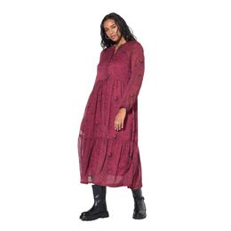 Studio Untold Kleid in weinrot | Gr.: 46-48