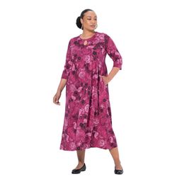 Ulla Popken Kleid in schwarz | Gr.: 46-48