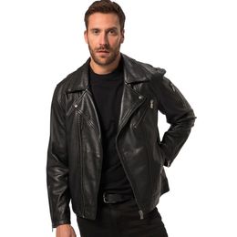 JP1880 Lederjacke in schwarz | Gr.: 6XL