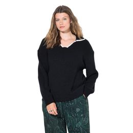 Studio Untold Pullover in schwarz | Gr.: 54-56