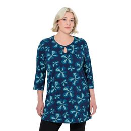 Ulla Popken Longshirt in marine | Gr.: 62/64