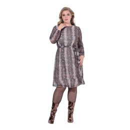 MIAMODA Kleid in soft granit | Gr.: 46