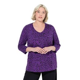 Ulla Popken Longshirt in lila | Gr.: 54-56