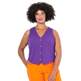 Angel of Style Weste in violett | Gr.: 52