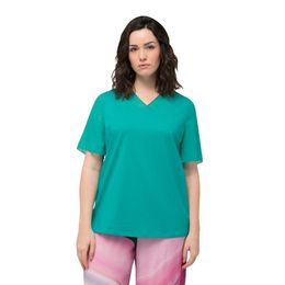 Ulla Popken Shirt in t&uuml;rkis | Gr.: 58-60