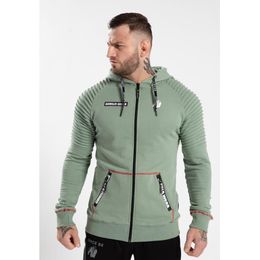 Gorilla Wear Sweatshirt „Erobertes Georgia“ – Grün | Gr.: XL