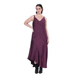 Ulla Popken Midikleid in dunkel weinrot | Gr.: 54-56
