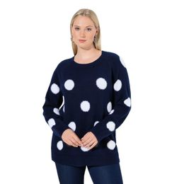 Ulla Popken Pullover in tintenblau | Gr.: 54-56