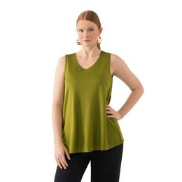 Ulla Popken Strick-Top in avocado gr&uuml;n | Gr.: 46-48