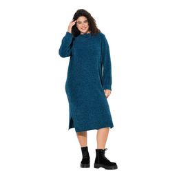 Ulla Popken Strickkleid in petrol | Gr.: 50-52