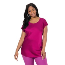 Ulla Popken Blusentop in magenta | Gr.: 54-56