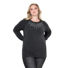MIAMODA Pullover in schwarz | Gr.: 50-52
