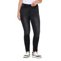 Ulla Popken Jeggings in black | Gr.: 46 - Normalgr&ouml;&szlig;e