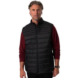Boston Park Steppweste in schwarz | Gr.: 7XL