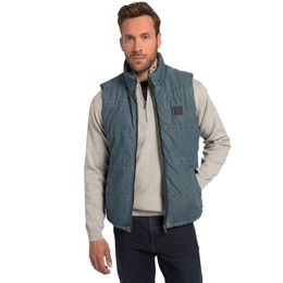 JP1880 Steppweste in blue denim | Gr.: 5XL