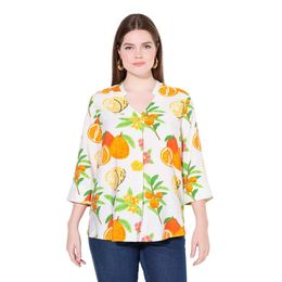 Ulla Popken Bluse in schneewei&szlig; | Gr.: 50-52