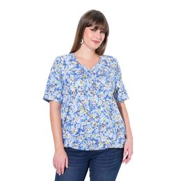 Ulla Popken Shirt in marine | Gr.: 62/64
