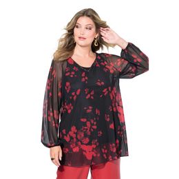 MIAMODA Bluse in schwarz | Gr.: 46