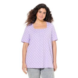 Ulla Popken Shirt in lavendel | Gr.: 50-52