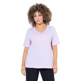 Ulla Popken Shirt in lavendel | Gr.: 54-56