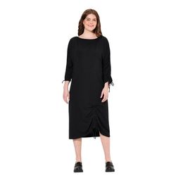 Ulla Popken Midikleid in schwarz | Gr.: 50-52