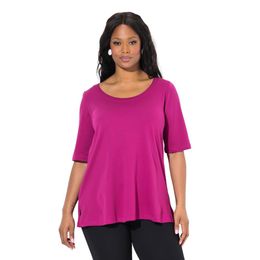 Ulla Popken Shirt in magenta | Gr.: 54-56