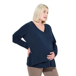 Ulla Popken Shirt in marine | Gr.: 54-56