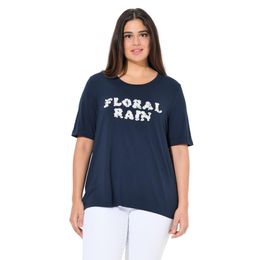 Ulla Popken Shirt in marine | Gr.: 54-56