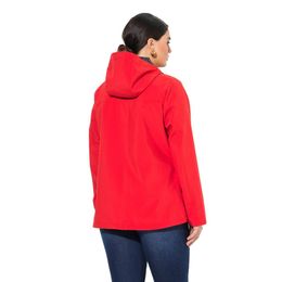 Ulla Popken Softshelljacke in salsa | Gr.: 42-44