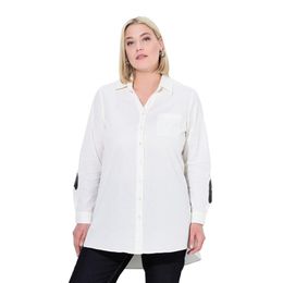 Ulla Popken Hemdbluse in schneewei&szlig; | Gr.: 58-60