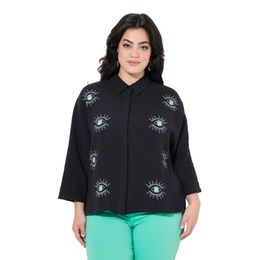 Angel of Style Hemdbluse in schwarz | Gr.: 56