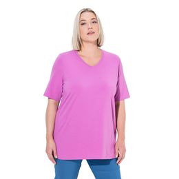 Ulla Popken Shirt in k&uuml;hles pink | Gr.: 42-44