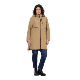 Ulla Popken Funktionsjacke in mocca | Gr.: 42-44