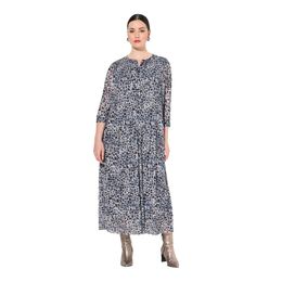 Ulla Popken Midikleid in marine | Gr.: 52 - Normalgr&ouml;&szlig;e