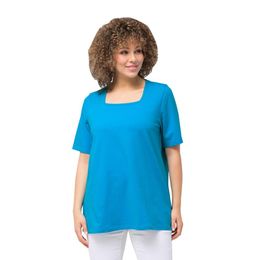 Ulla Popken Shirt in saphirblau | Gr.: 54-56