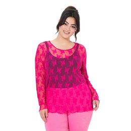 Angel of Style Langarmshirt in neon berry | Gr.: 56