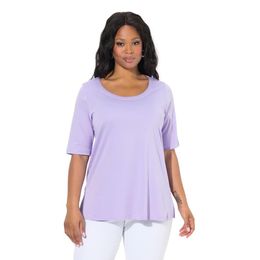 Ulla Popken Shirt in lavendel | Gr.: 46-48