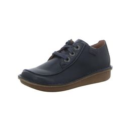 Clarks Sportlicher Schn&uuml;rschuh in blau | Gr.: 38,5