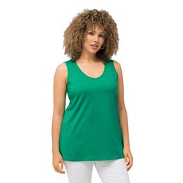 Ulla Popken Strick-Top in smaragd | Gr.: 58-60