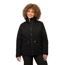 Ulla Popken Funktionsjacke in schwarz | Gr.: 46-48
