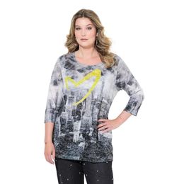 MIAMODA Shirt in limette | Gr.: 44