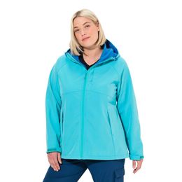 Ulla Popken Softshelljacke in t&uuml;rkis | Gr.: 50-52