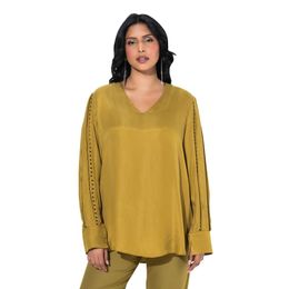 Ulla Popken Bluse in olivgr&uuml;n | Gr.: 50-52