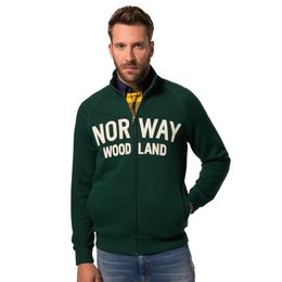 JP1880 Sweatjacke in dunkelgr&uuml;n | Gr.: L