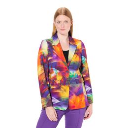 Ulla Popken Blazer in gr&uuml;nblau | Gr.: 48 - Normalgr&ouml;&szlig;e
