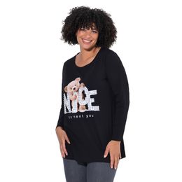 Angel of Style Shirt in schwarz | Gr.: 48